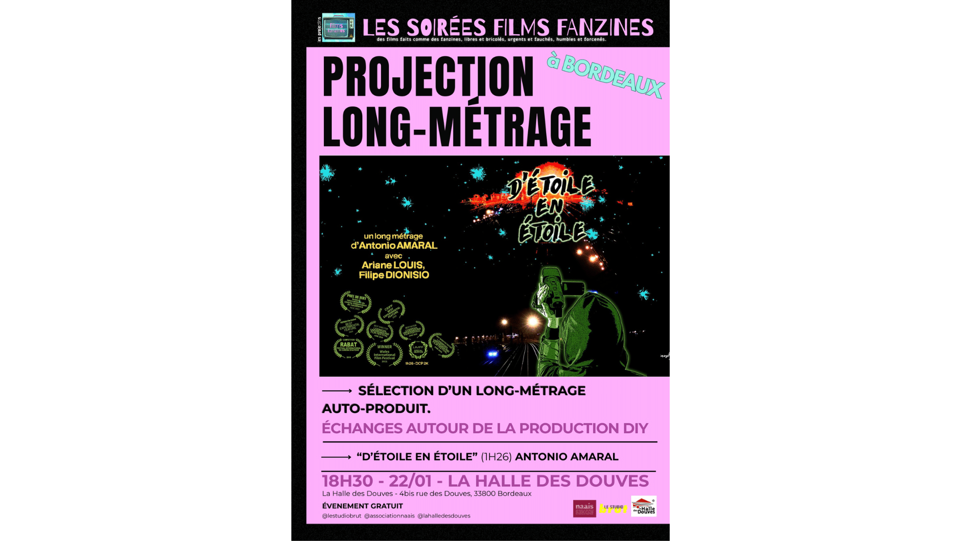 Soirée Films Fanzines : projection long-métrage auto-produit – NAAIS